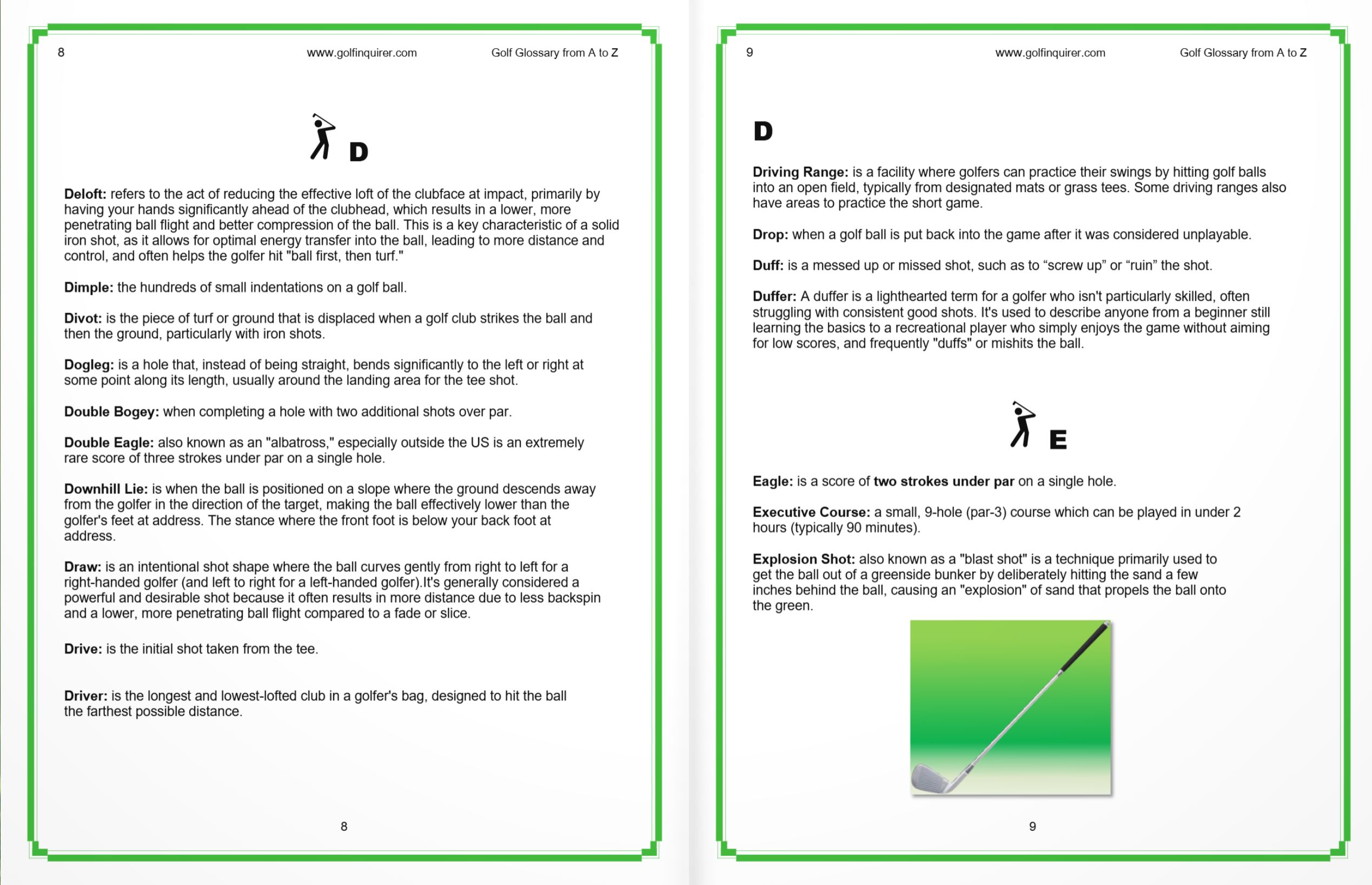 Master Your Game Using Golf Glossary from A to Z